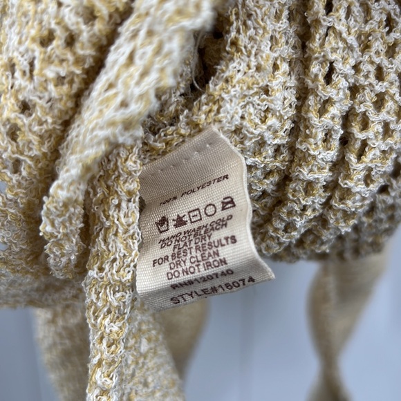 Mystree | Sweaters | Mystree Maxi Sweater Cardigan Knit Light Yellow ...
